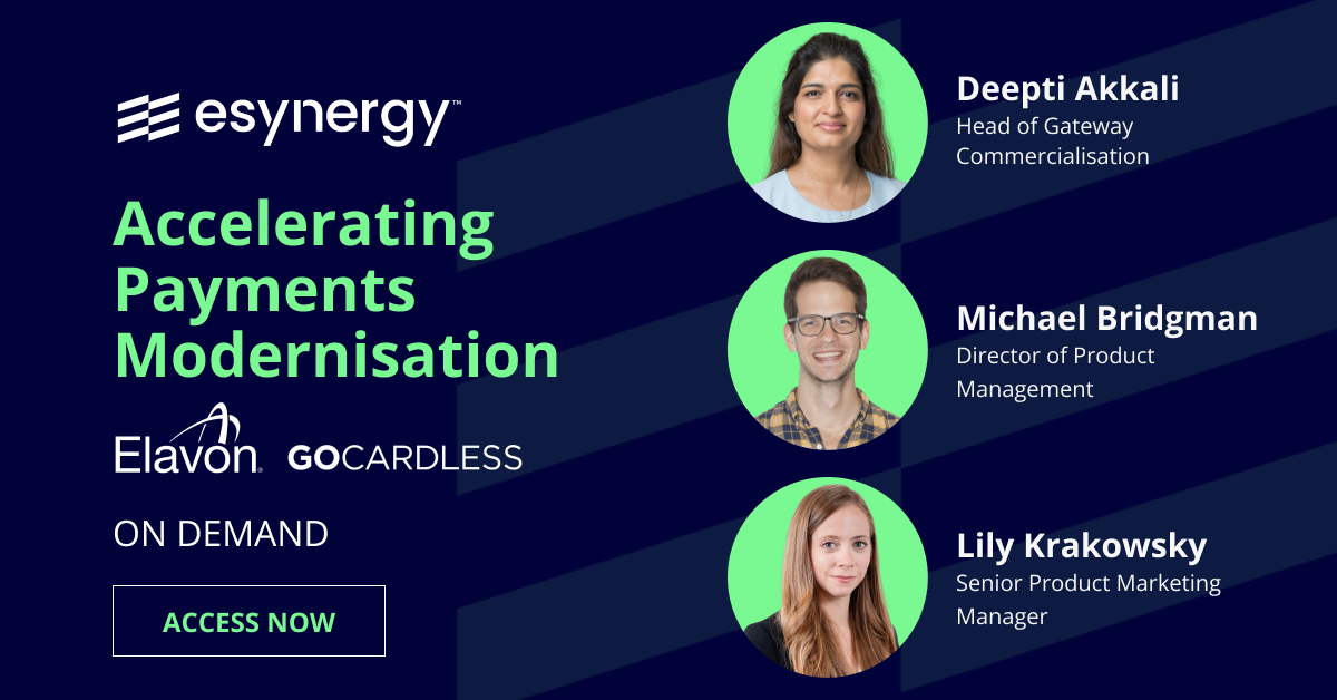 Accelerating Payments Modernisation - esynergy