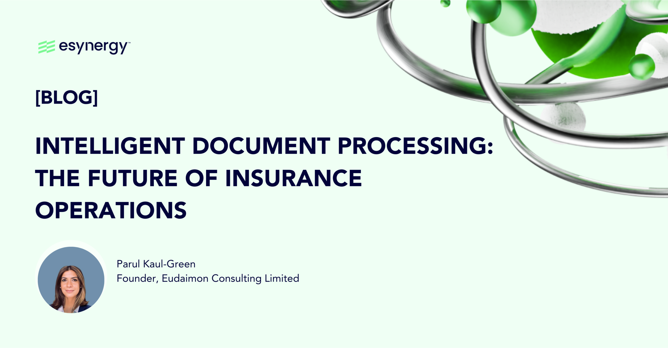 Intelligent Document Processing for Insurance Futures | esynergy esynergy